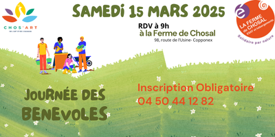 Journée des bénévoles 2025 - La Ferme de Chosal